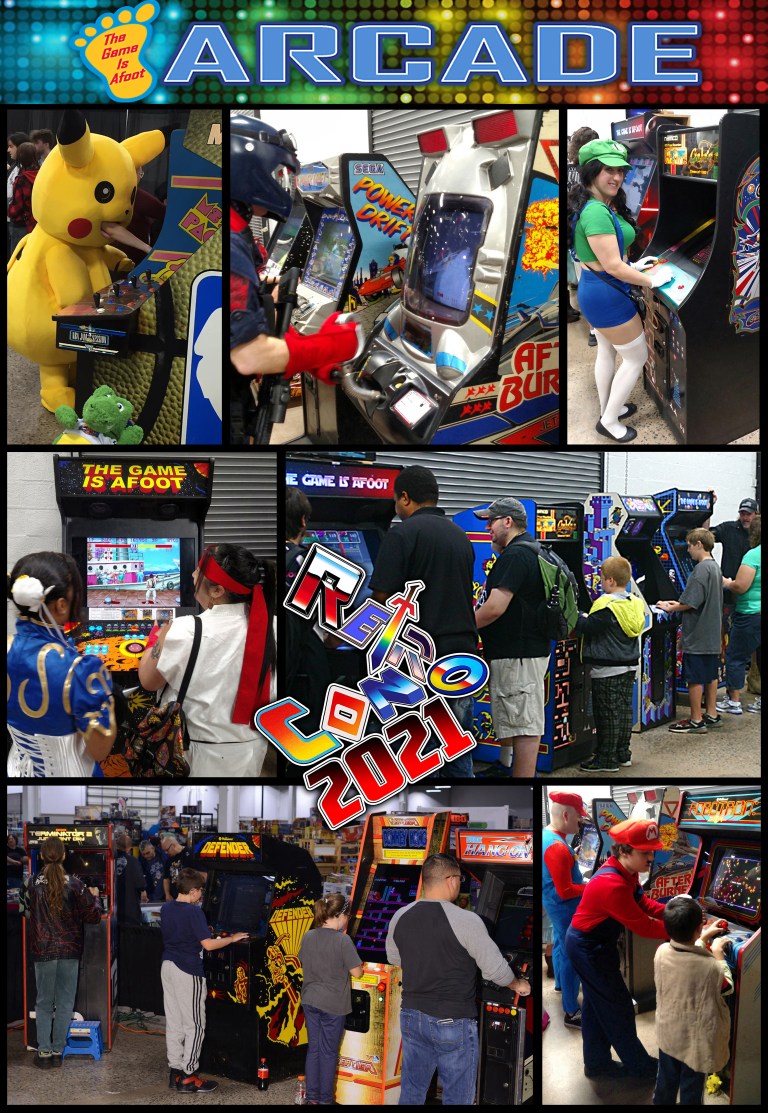 Arcade Corner at Retro Con 2021!