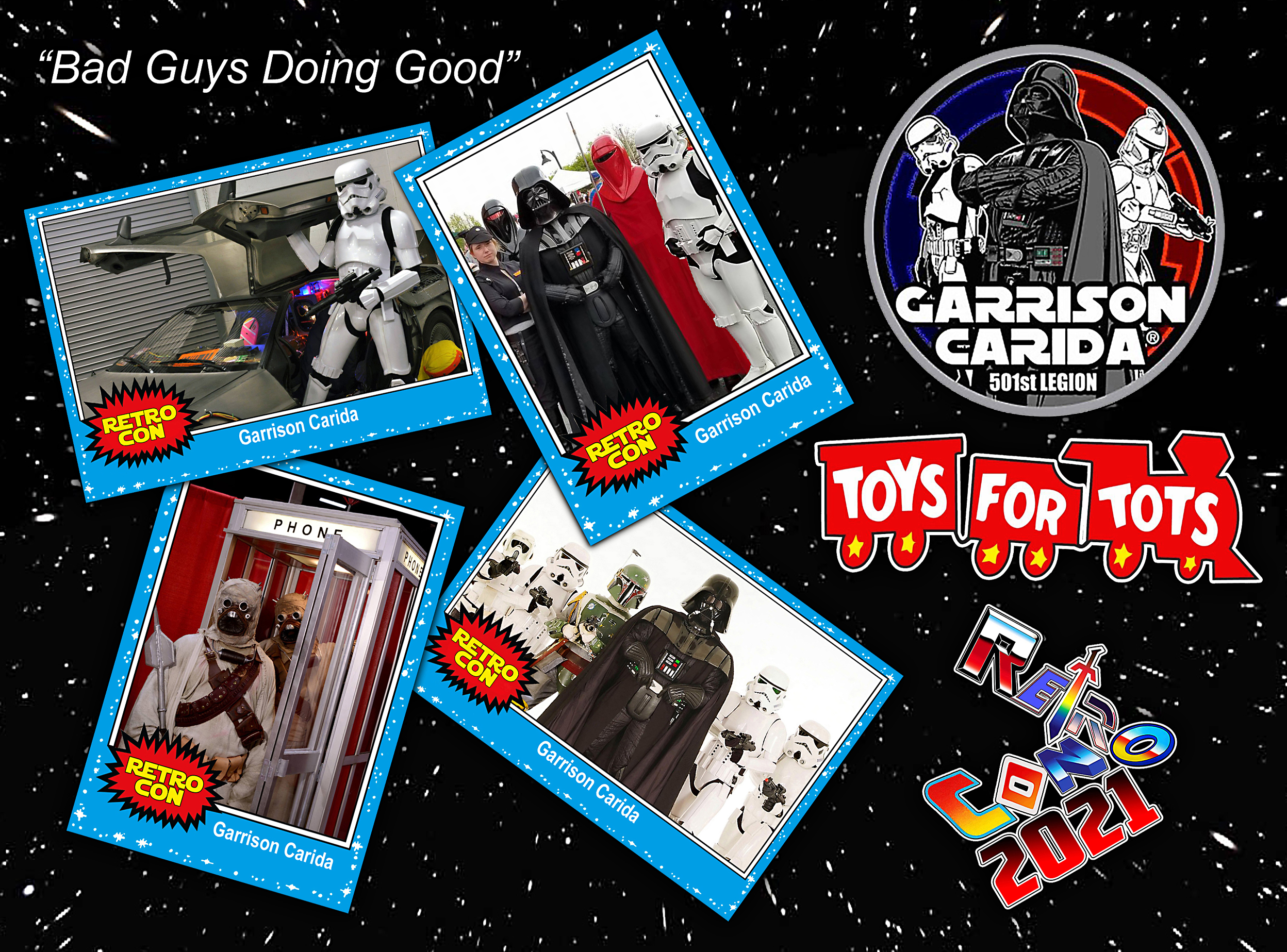 Star Wars ‘Toys For Tots’ Event at Retro Con 2021!