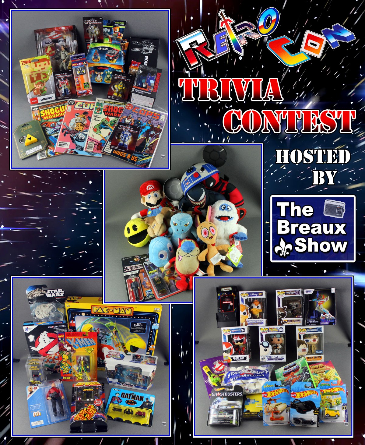 Win Free Stuff at the Retro Con 2021 Trivia Contest!