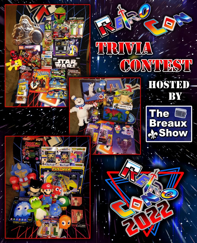 Win Free Stuff at the Retro Con 2022 Trivia Contest!