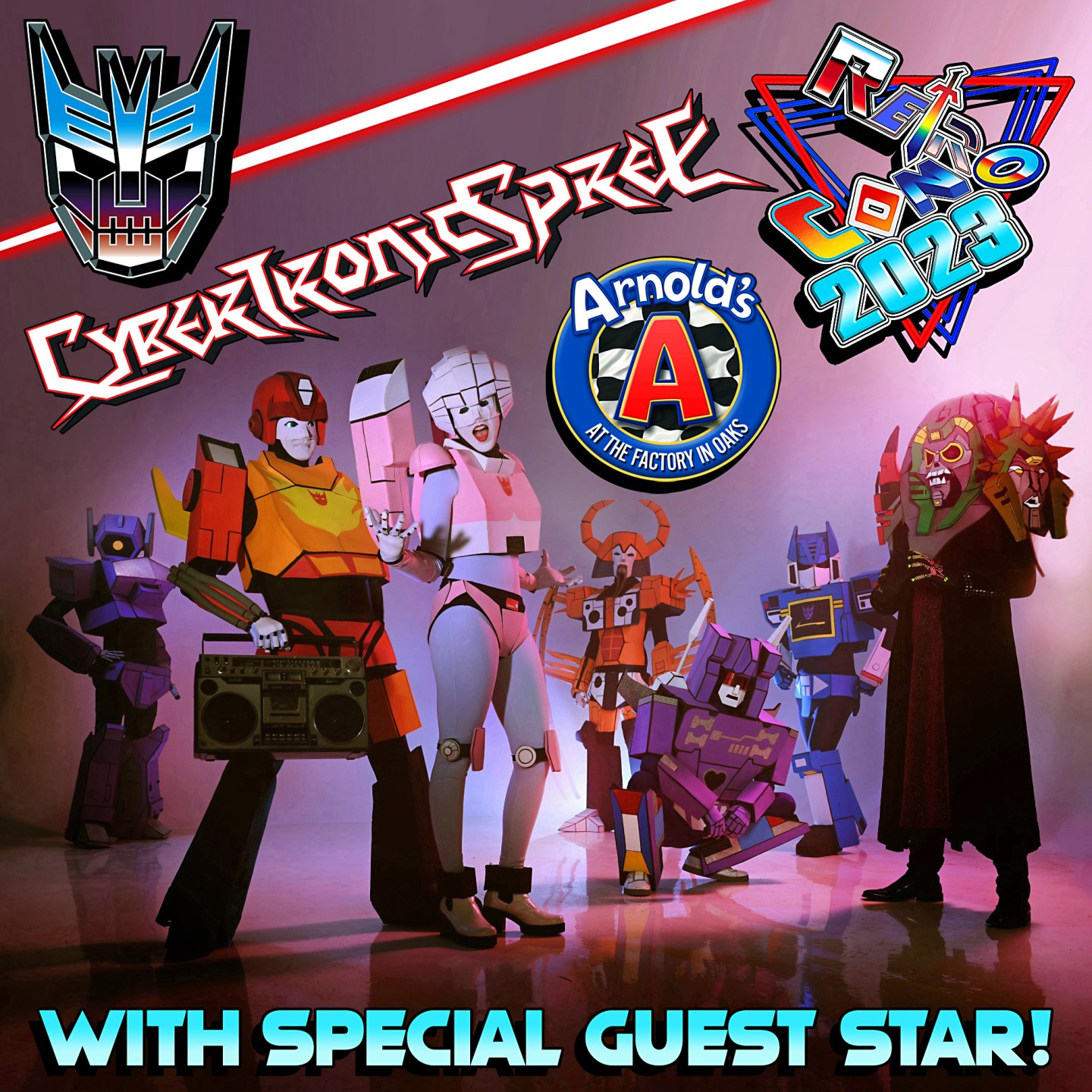 The Cybertronic Spree at Retro Con 2023! With Secret Guest Star!