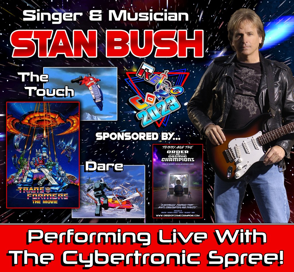 Meet Singer Stan Bush at Retro Con 2023!