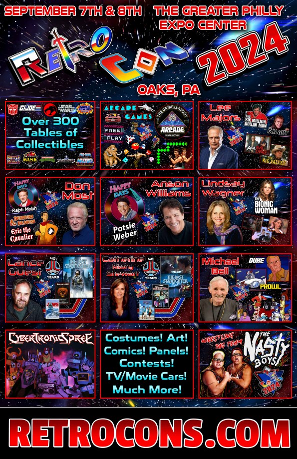 Lasers charged! Get ready for Retro Con 2024, September 7th and 8th in ...