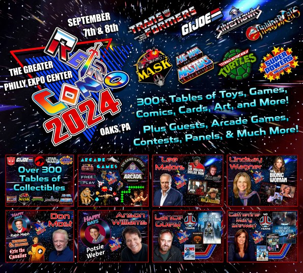 Lasers charged! Get ready for Retro Con 2024, September 7th and 8th in ...