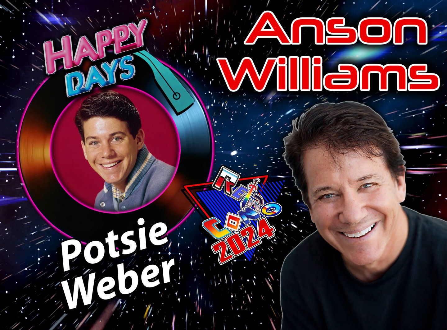 Meet Anson Williams at Retro Con 2024!